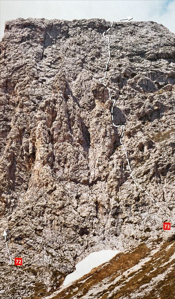 Via Battisti - Roda del Diavolo - Rifugio Roda di Vael